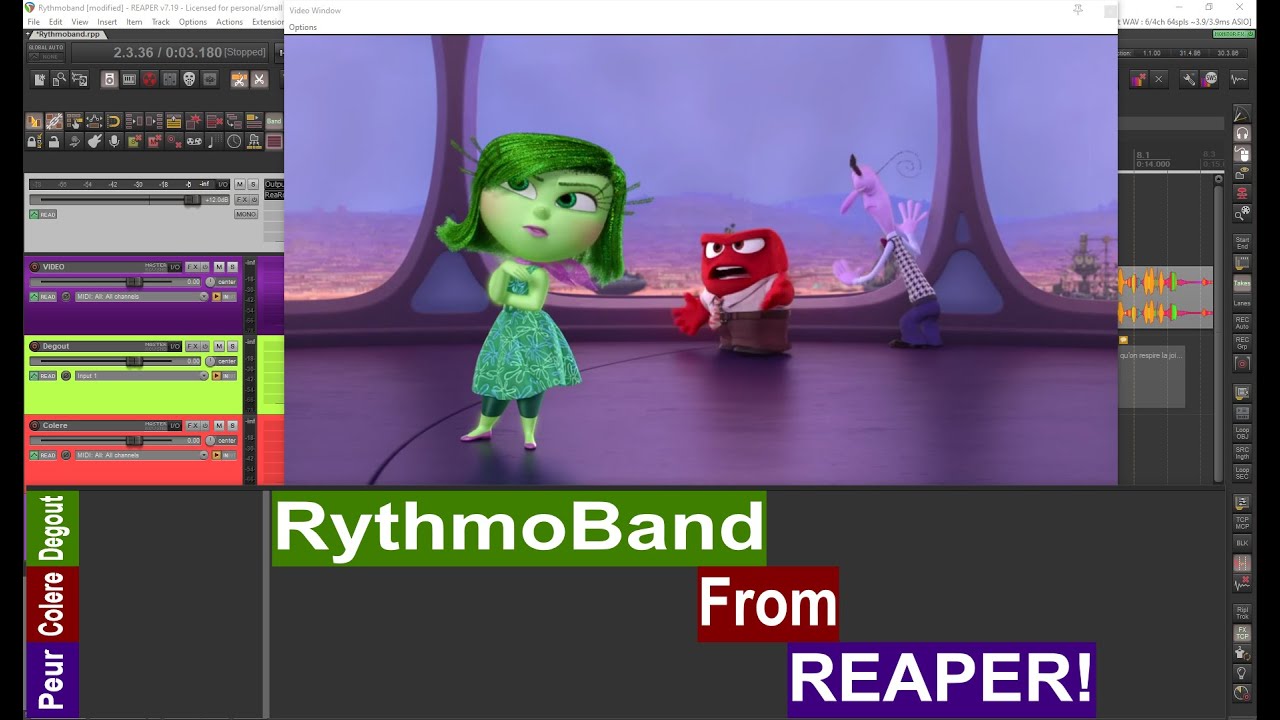 ReaScripts Pack: Rythmoband for ADR and Dubbing within REAPER / ExtremRaym