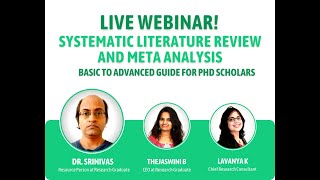 Webinar on Systematic Literature Review and Meta Analysis