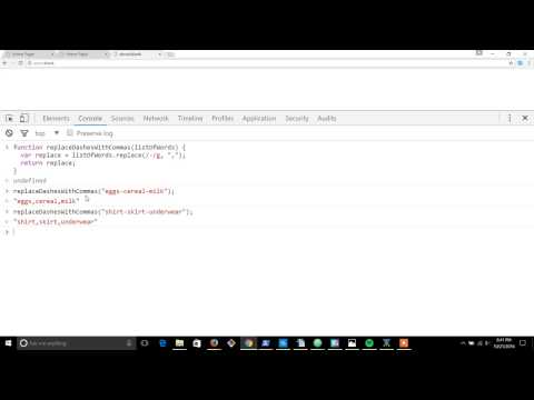 Replacing dashes with commas – teachertocoder