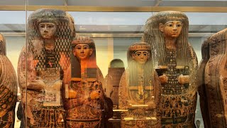 Ancient Egyptian section at the British museum walk around walking tour