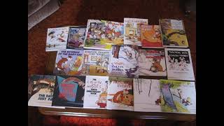 Complete collection of Calvin and Hobbes books 1987-2001 with rare Teaching school textbook