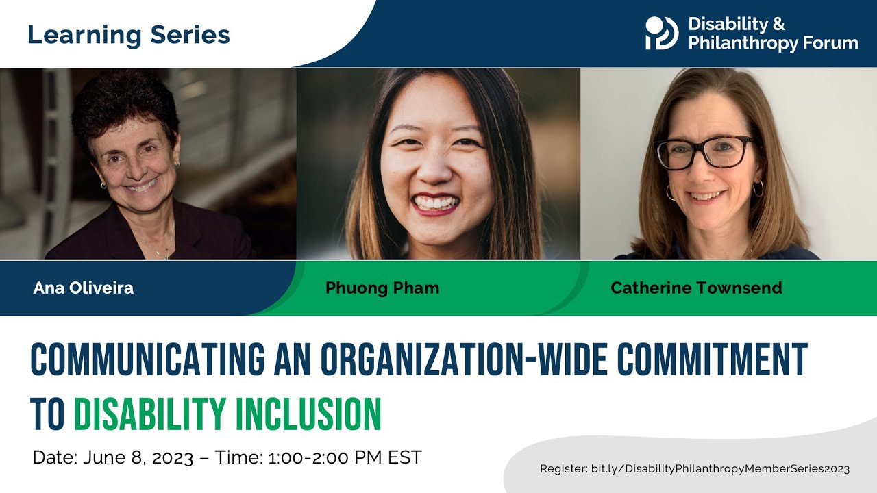 Communicating a Commitment to Disability Inclusion