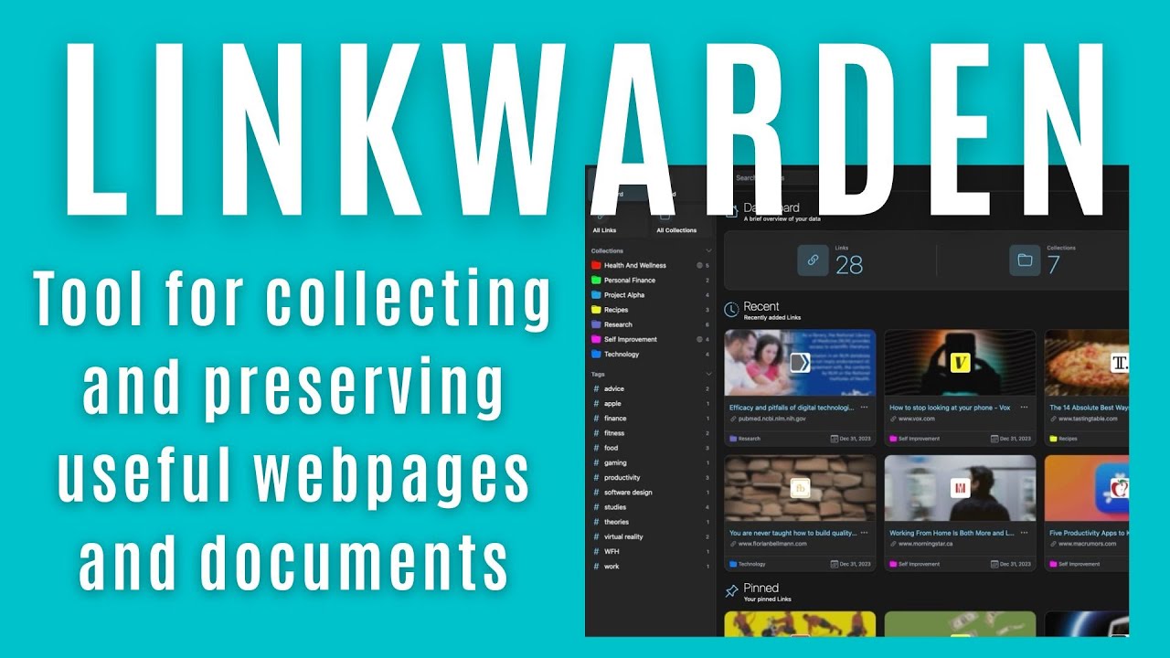 Linkwarden is an open source self-hosted collaborative bookmark manager