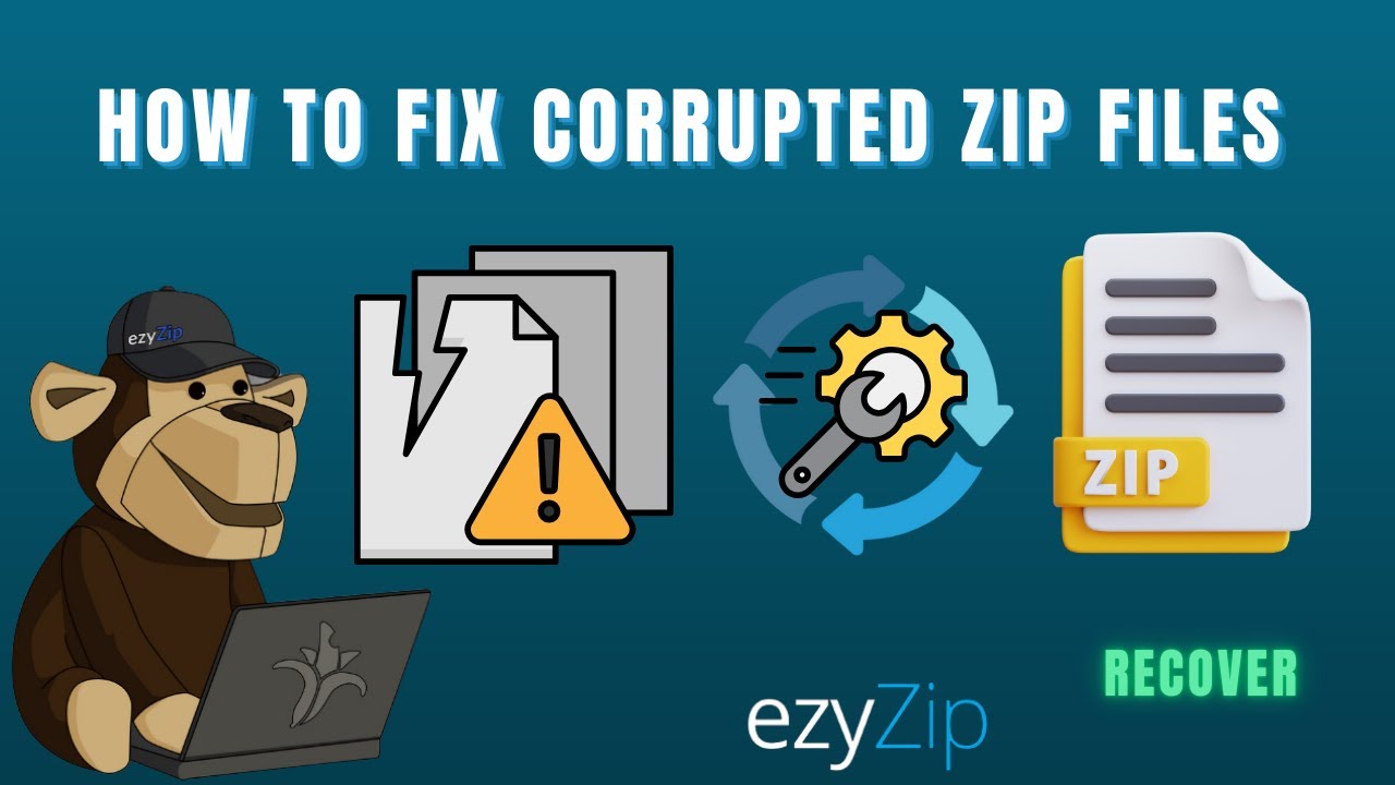 Repair ZIP Files Online | Fix Corrupted ZIP Data - ezyZip