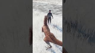 HE THOUGHT FOR A MOMENT THAT THE RAPTOR WAS FRIENDLY! - Jurassic World Evolution 2