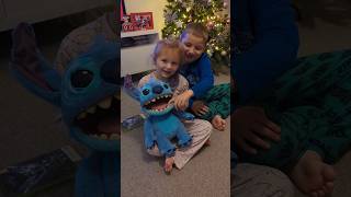 OUR CHRISTMAS DAY, OPENING REAL FX STITCH PRESENT???????? #christmas #shorts #unwrapping #stitch #present