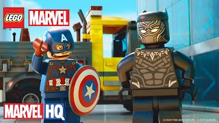 The Avengers' Civil War Airport Battle! ✈️ | LEGO Marvel | @MarvelHQ