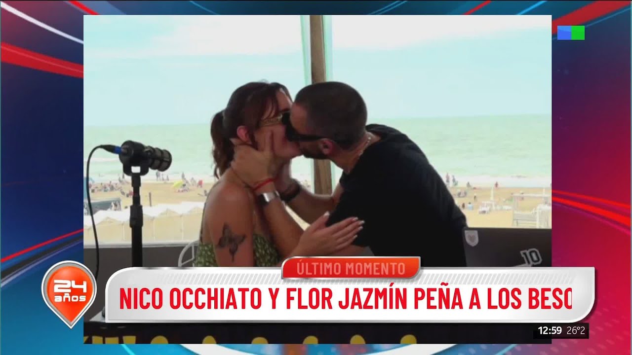 ¡Confirmaron su romance!: Nico Occhiato y Flor Jazmín Peña anunciaron que están juntos con un ...