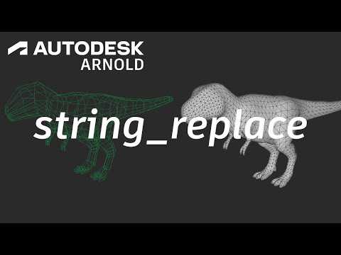 Updating procedural file paths with string_replace in Arnold