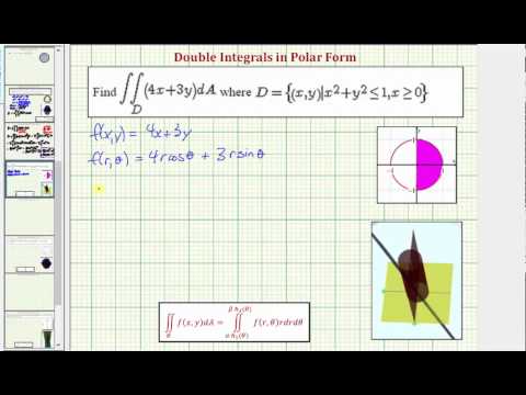 Evaluate a Double Integral in Polar Form – f(x,y)=ax+by | Math Help from Arithmetic through ...