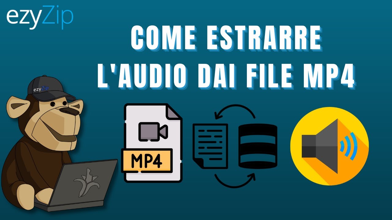 Estrai il suono dal video MP4 | Estrattore Audio - ezyZip
