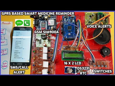 GPRS Based Smart Medicine Reminder💊 using RTC 🕝 Arduino with Voice📢SMS📱CALL Alert – svsembedded ...