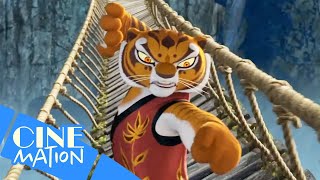 Fighting Tai Lung On The Bridge | Kung Fu Panda (2008) | Cinemation