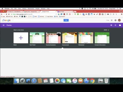 Use Google Form Templates for Exit Tickets & Course Evals – Craig M Sheil