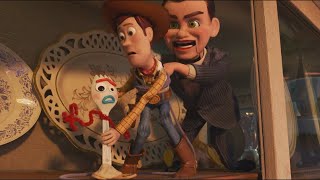 Toy Story 4 (2019) - Team Woody Vs Team Gabby Scene