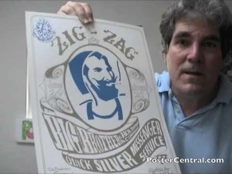 Big Brother & Holding Co. 1966 Zig-Zag Man Poster – Joplin’s Debut | PosterCentral.com