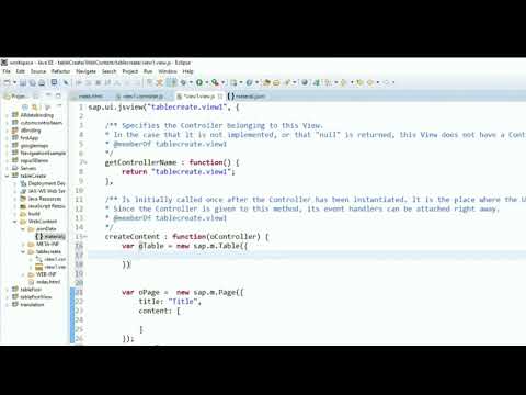 New Video Tutorial – Binding Tables in SAP UI5 – Espresso Tutorials Blog