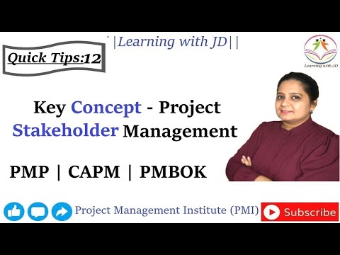 PMP & CAPM Quick Tips 12 – What are the key concepts of Project Stakeholder Management ...