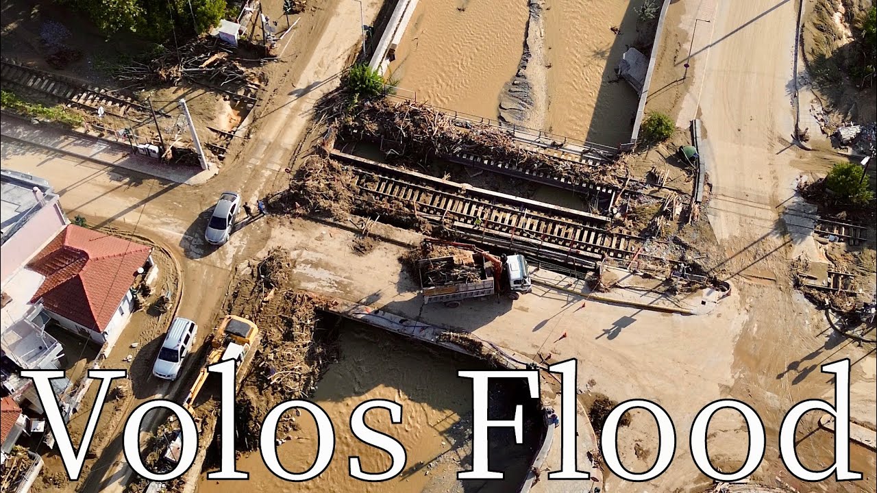 Τοπίο αποκάλυψης: Δείτε εναέριο βίντεο από τον πλημμυρισμένο Βόλο – ONLARISSA.GR Νέα Ειδήσεις Λάρισα
