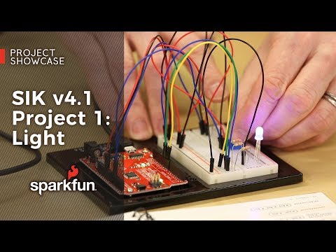 SIK v4.1 Project 1: Light: A New video by SparkFun Electronics – eLearnTronics