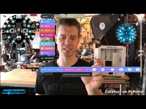 MakeCode Minute: Tilting for Colors on CPX @adafruit @johnedgarpark #adafruit @MSMakeCode # ...