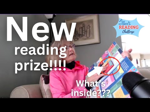 Watch me open a new prize from my Ultimate Reading Challenge book ...