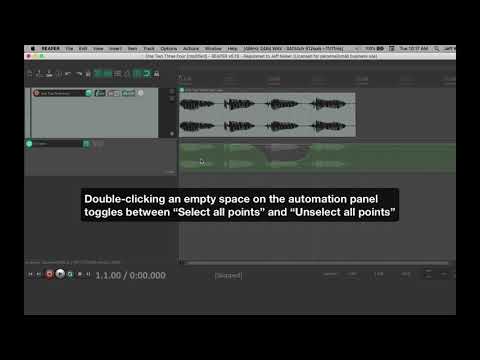 3: Basic Creation and Editing of Automation Envelopes – Two-Minute (or so) Tutorials for Reaper ...