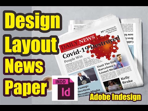 How to Design Layout News Paper With Adobe Indesign Tutorial – Beyond ...