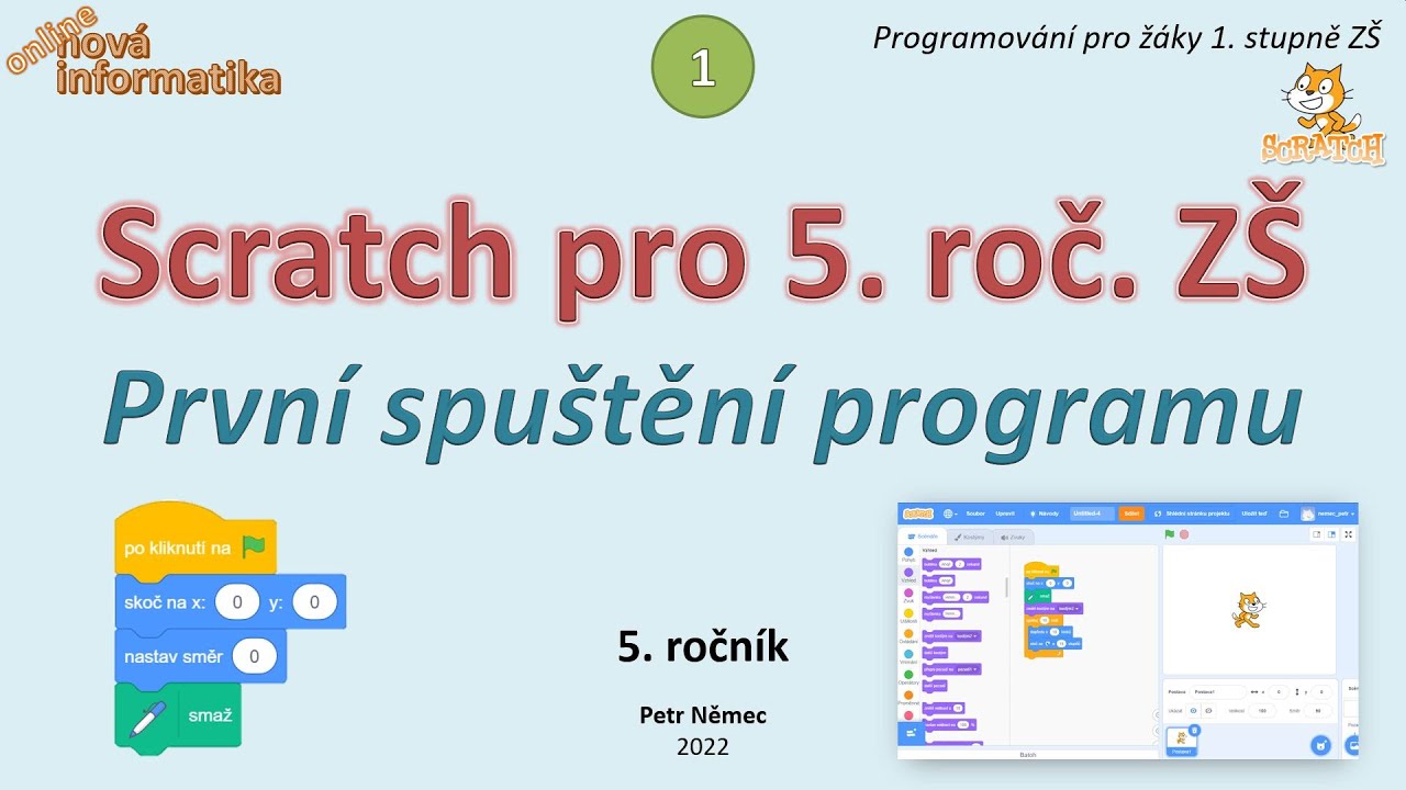 Základy programování ve Scratch pro 5. ročník základní školy - Školství v Královéhradeckém kraji