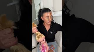 The embittered doll ???? she is ungrateful ????#hair #doll #fast #ongle k #hair