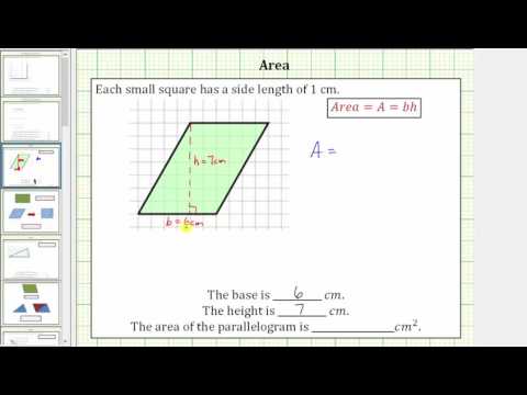 Determine the Area of a Parallelogram on a Grid | Math Help from ...