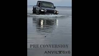 Anvil6x6 swim in the lake pre conversion
