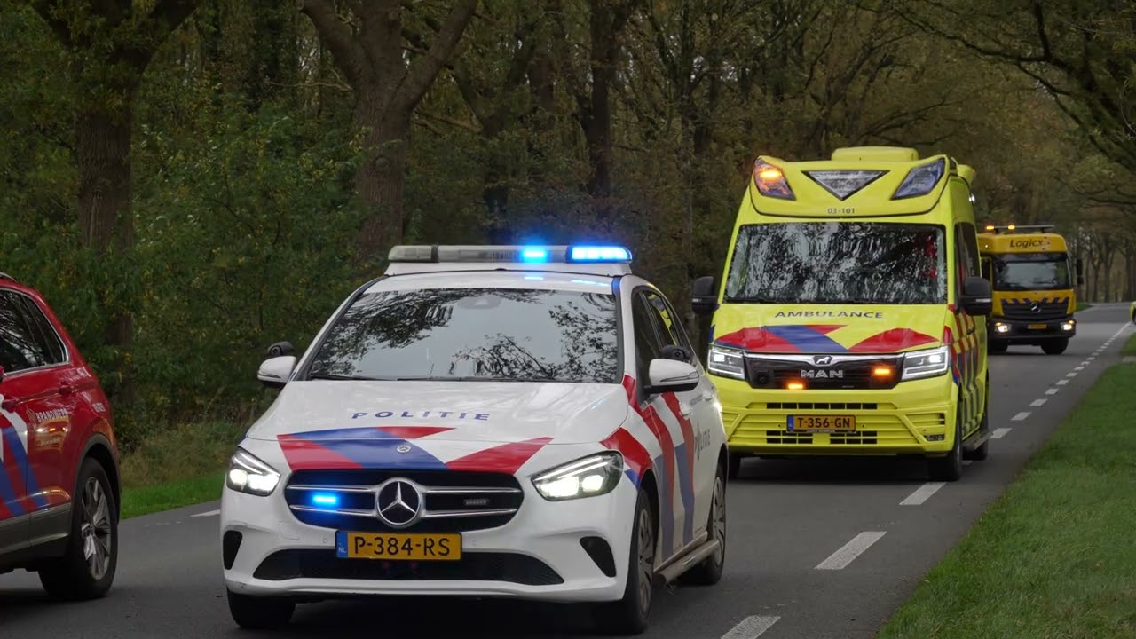 Frontale botsing met ernstig gewonden in Nooitgedacht(Video)