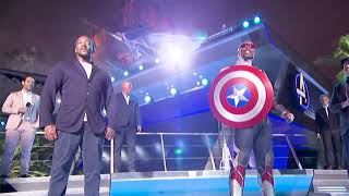 Meet the first Black Captain America at Avengers Campus