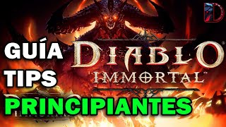 Diablo Immortal GUIA principiantes TIPS