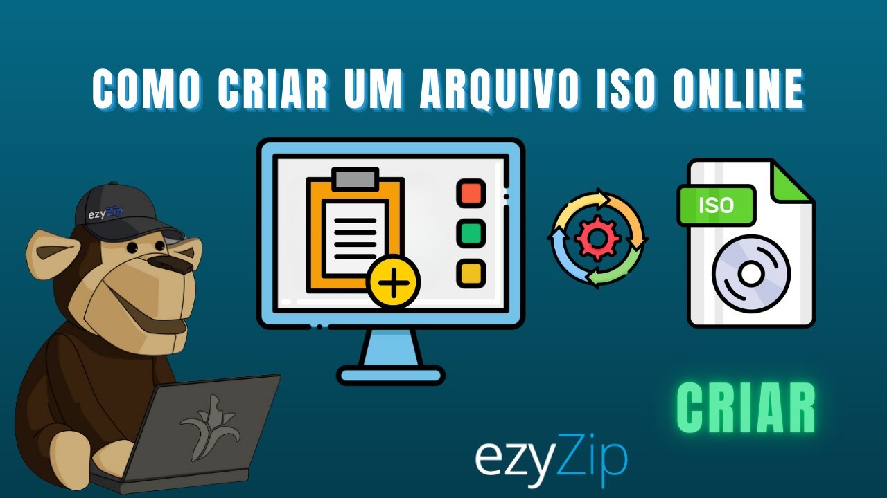 Crie arquivos ISO online | Ferramenta gratuita de compressão ISO - ezyZip