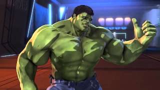 Iron Man and Captain America Vs hulk