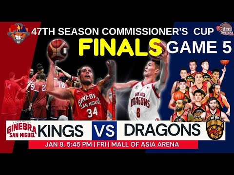 Pba Finals Game 5, Jan 8, 2023 | Brgy Ginebra Kings vs Bay Area Dragons |PBA Commissioner’s Cup ...