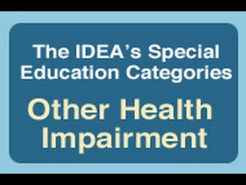 Other Health Impairment (OHI) | Simply_IDEA
