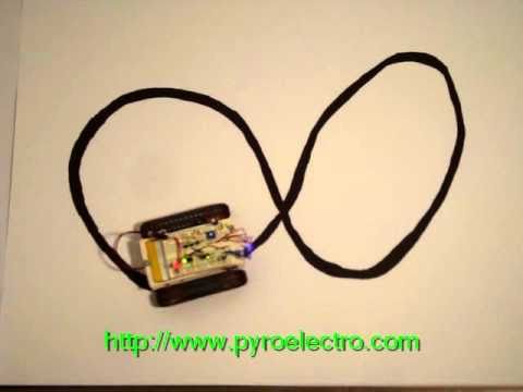 Line Following Tank Without A Microcontroller | Hackaday