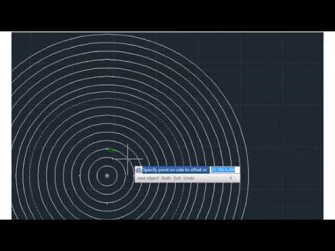 Como fazer vários objectos paralelos com o comando OFFSET de uma só vez. | Planeta CAD ...