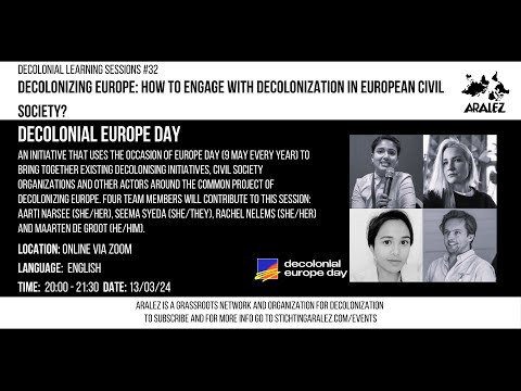 Decolonizing Europe: how to engage with decolonization in European civil society? | Decolonial ...