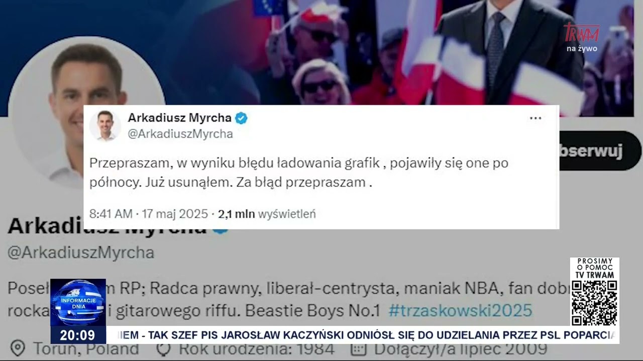 PiS zarzuca R. Trzaskowskiemu nielegalnie finansowane kampanii – RadioMaryja.pl