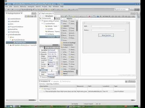 [Video Tutorial / Live Action] WindowBuilder Eclipse – Mari Berbagi