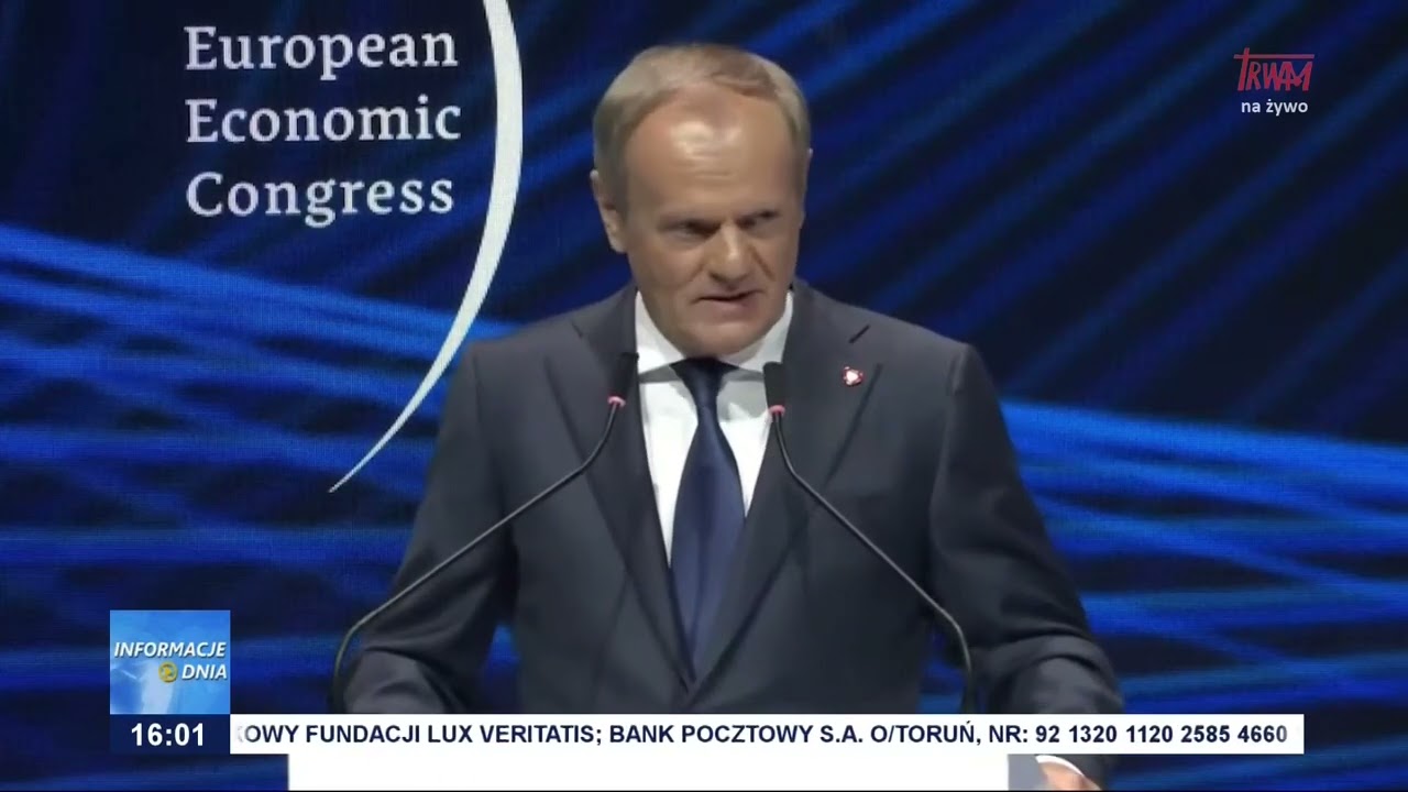 Na Europejskim Kongresie Gospodarczym w Katowicach premier D. Tusk i przewodnicząca KE kreślili ...