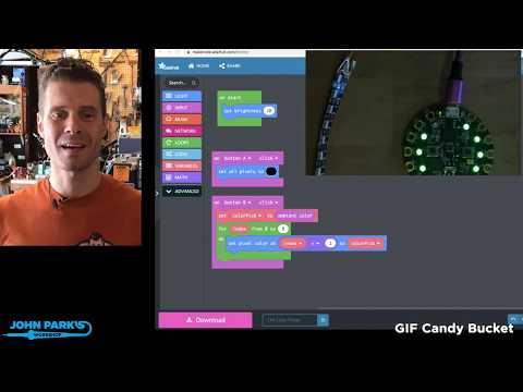 MakeCode Minute: CPX Color Picker @adafruit @johnedgarpark #adafruit @MSMakeCode #makecode: A ...