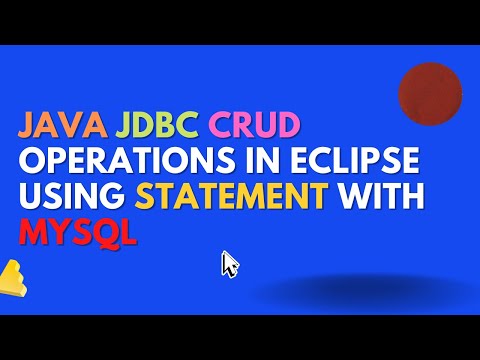 Mastering Java JDBC CRUD Operations in Eclipse Using MySQL – realNameHidden