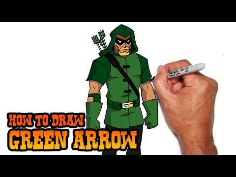 How To Draw Green Arrow Step by Step – I'm Youtuber – Follow my videos ...