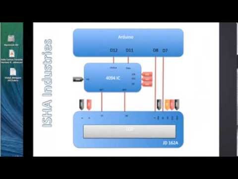 LCD control using 4 Wires of Arduino « OPIA Automation