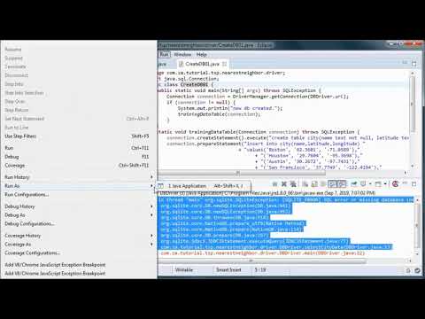 TSP + Nearest Neighbor + SQLite DB + JAVA – Prototype Project